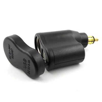 China Double QC 2.0 Motorbike Usb Charger 16W 5V/3.3A 2 Port Socket Lightweight for sale