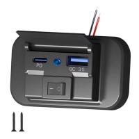 China QC3.0+PD Dual USB RV Phone Charger 54Watt Ultra Fast Weatherproof for sale