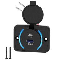 China DC 12V 24V 48W Caravan Usb Charger Bus USB Charger Surface Mount for sale