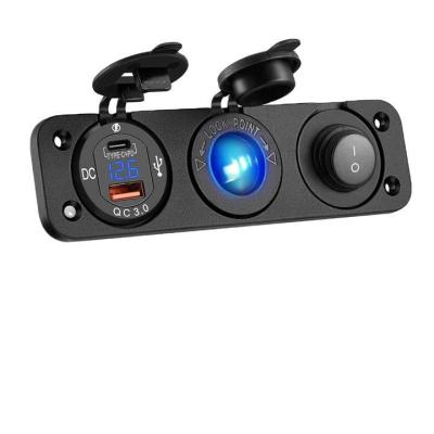 China Professional Waterproof Car Charger QC3.0 PD 54W Car USB Charger for sale