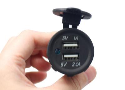 China Dual USB-A 3.1A Socket Waterproof 12/24v USB Car Charger for sale
