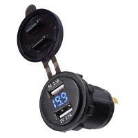 China Dual USB QC3.0 Fast Car Charger Adapter for sale