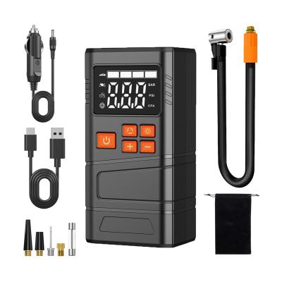 China 6000 mAh  Air Compressor 150PSI Cordless Air Pump 22mm Super Cylinder Tyre Inflator With Powerful Battery For Car Tires for sale