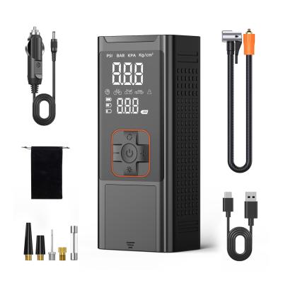 China 150PSl 80000mAh Cordless Tyre Inflator Portable Air Compressor Pump for sale