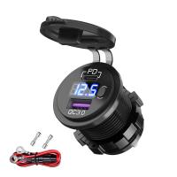 China QC3.0 USB Car Charger PD For Car Boat Bus Golf Motorcycle for sale