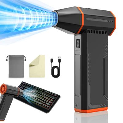 China Portable Mini Violent Fan Professional Grade Turbo Fan Brushless Motor Cordless 8000mAh Battery Low Noise 85 DB(A) Compressed for sale