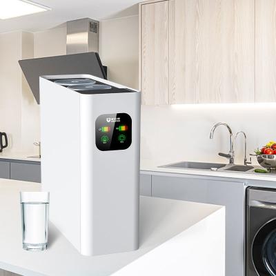 China Heating Water Purifier 0.0001um Reverse Osmosis Water Filter Countertop Installation Free for sale