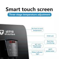 China Hot Cold Water Dispenser RO Water Filter Touch Screen Advertisement Commercial for sale