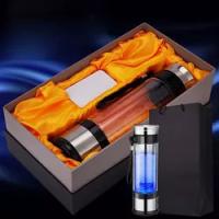 China Generator Ionizer H2 Rich Cup Filter Glass Health Maker Hydrogen Water Bottle Portable for sale