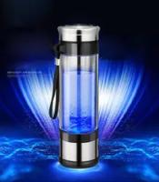 China Generator Ionizer H2 Rich Cup Filter Glass Health Maker Hydrogen Water Bottle Portable for sale