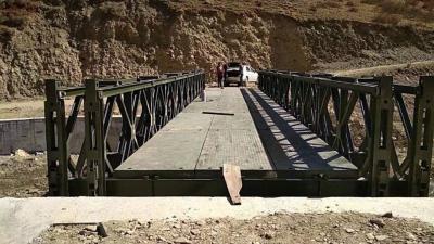 China DSR bailey bridge Single lane green painting for sale