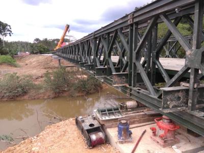 China steel bridge in China bailey bridge maunufacture ,Q345B GR50materials for sale