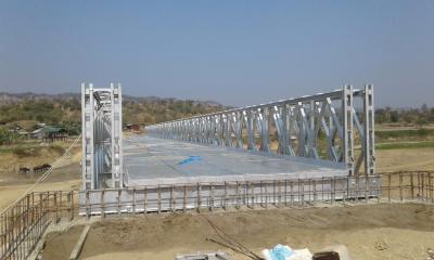 China compact 200# steel bailey bridge/portable steel bridge for sale