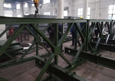 China steel bailey bridge/portable bridge/compact bridge Q345B GR50 painted green for sale