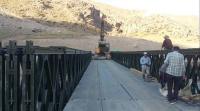 China steel bailey bridge/portable bridge/compact bridge Q345B GR50 painted green Compact 200 for sale