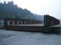 China compact 200# steel bailey bridge/portable steel bridge for sale