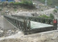 China steel bailey bridge/portable bridge/compact bridge Q345B GR50 painted green for sale