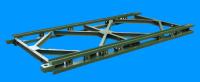 China Single lane bailey bridge/compact steel bridge Q345B green painted for sale
