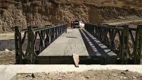 China DSR bailey bridge Single lane green painting for sale
