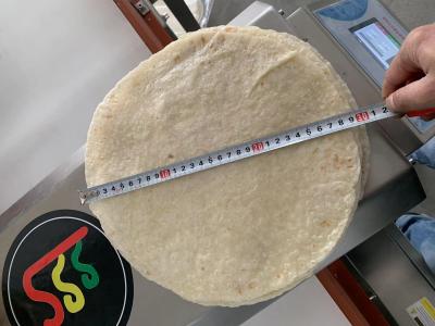 China Labor Saving Automatic Tortilla Production Line 30cm / 1400 Pcs Per Hour for sale