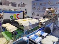 China Stainless Steel Pita Production Line Temperature Control Range 0-300℃ 220V / 380V for sale