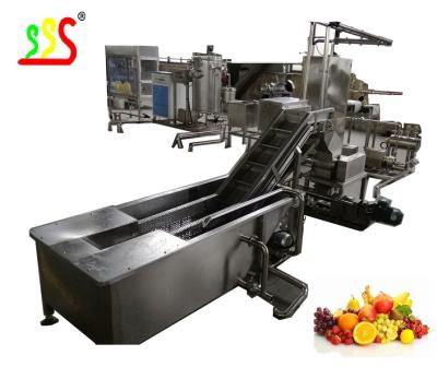 China 220 / 380 / 440v PLC Fruit Processing Line Machinery For Industrial Use for sale