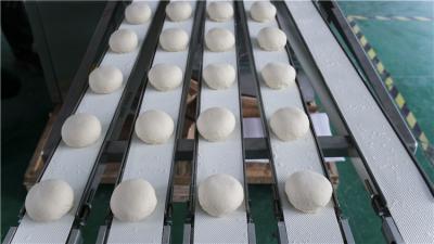 China Efficient Tortilla Production Line With 8 - 50cm Chrome Plated Rollers And PLC Controls for sale