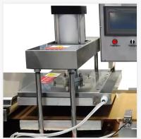 China 200-300 Pcs/hour Capacity Commercial Tortilla Machine in Sleek Silver Design for Perfect Tortilla Production for sale
