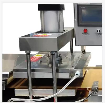 China 200-300 Pcs/hour Capacity Commercial Tortilla Machine in Sleek Silver Design for Perfect Tortilla Production for sale