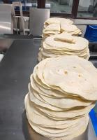 China 304 Stainless Steel High Automation Tortilla Production Line with 800-1500pcs/hour Output for sale