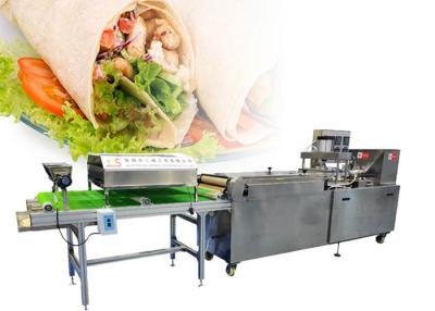 China 800pcs/Hour Mexican Corn Tortilla Press Machine PLC Core 304 SS for sale