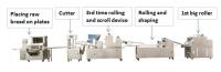 China 250kg/h Arabic Bread Production Line , 23kw Pita Bread Line for sale