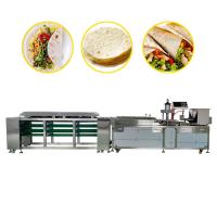 China Adjustable Two Heads Arabic Bread Line 1500pcs Per Hour for sale