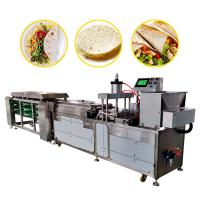 China Adjustable Two Heads Arabic Bread Line 1500pcs Per Hour for sale