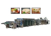 China CE Flour Material PLC Tortilla Bread Machine 500Kg/H 6'' 12'' for sale