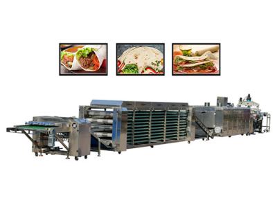 China CE Flour Material PLC Tortilla Bread Machine 500Kg/H 6'' 12'' for sale