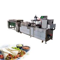 China Double Ouput 1300 Piece/Hour Commercial Tortilla Making Machine 30cm Diameter for sale