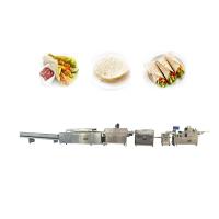 China SS304 Frame Pita Bread Arabic Bread Production Line 3000pcs Per Hour for sale