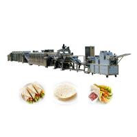 China Dough Chapati  Electric Tortilla Press Machine PLC Control 100kg/H for sale