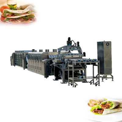 China 3600pcs/H Flour Tortilla Making Machine Round 300mm 90g Adopts PLC for sale