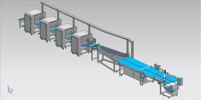 China Layered Dough Ball Making Machine Customizable Size High Capacity for sale