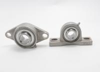 China Heighten SUCPH201 2-Hole Flange Pillow Block Bearing Stainless Steel 440C 12mm Bore 70mm Width for sale