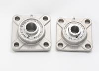 China SUCF210 Stainless Steel Pillow Block Ball Bearing Unit 50mm Bore 4-Hole Flange with Socket Set Screws for sale