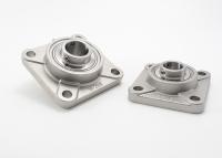 China SUCF210 Stainless Steel Pillow Block Ball Bearing Unit 50mm Bore 4-Hole Flange with Socket Set Screws for sale