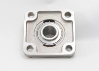 China SUCF210 Stainless Steel Pillow Block Ball Bearing Unit 50mm Bore 4-Hole Flange with Socket Set Screws for sale