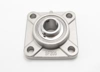 China Stainless Steel Flange Mounted Pillow Block Bearing SUCFX05 25mm Bore 4-Hole Relubricatable Housing for sale