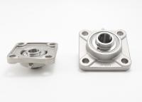 China Stainless Steel Flange Mounted Pillow Block Bearing SUCFX05 25mm Bore 4-Hole Relubricatable Housing for sale