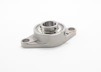 China SHCFLU204 2-Bolt Flange Mount Bearing with Eccentric Locking Collar - 20mm Bore, 112.5mm Dimension for sale
