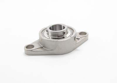 China SHCFLU204 2-Bolt Flange Mount Bearing with Eccentric Locking Collar - 20mm Bore, 112.5mm Dimension for sale