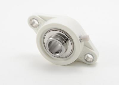 China SSBLFPL 201 Flange Plastic Pillow Block Housing with 12mm Bore and Stainless Steel Bearing Insert for sale